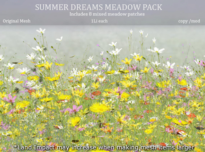 Second Life Marketplace - LOVE - SUMMER DREAMS MEADOW PACK